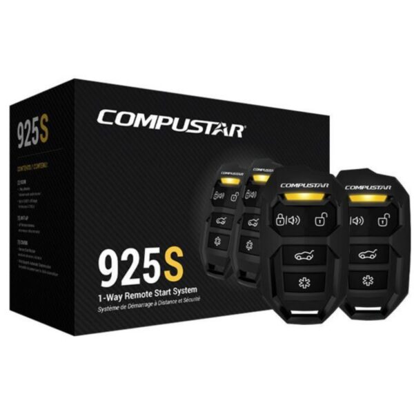 Compustar CS925S 4-Button 1 Way Remote Start System (up to 1500' Range ...